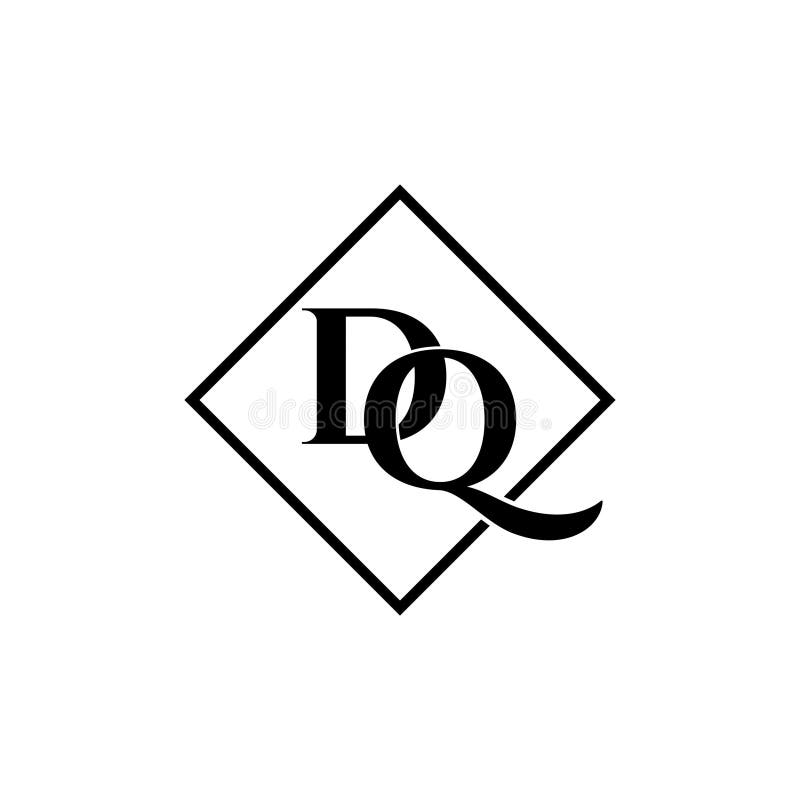 Letter DQ Simple Monogram Logo Icon Design. Stock Vector - Illustration ...