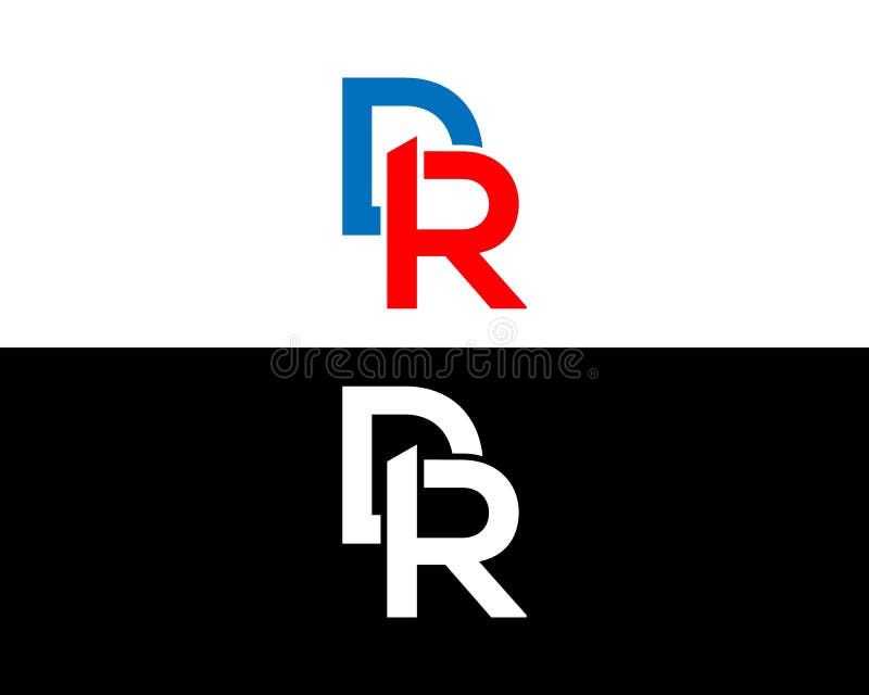 Rd Logo Design Creative Elegant Monogram Modern Vector Stock ...