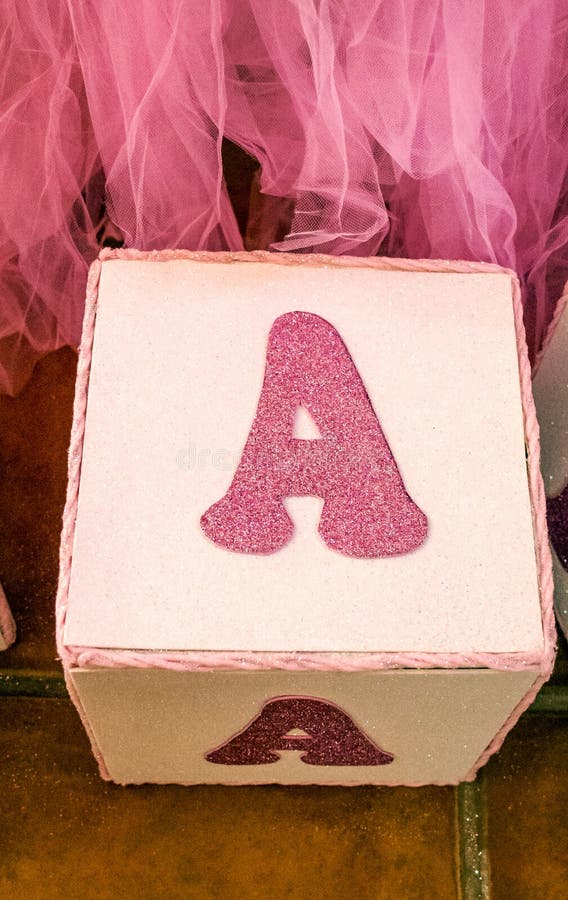 Letter a drawn in a cube stock image. Image of inspiration - 106338205