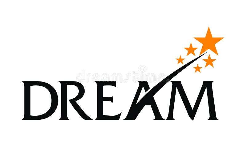 Letter Dreams Logo stock vector. Illustration of lettering - 85421445