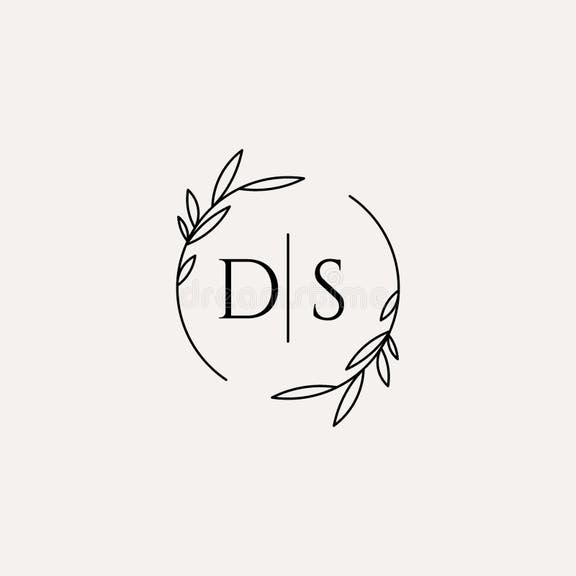 Letter Ds Wedding Monogram Logo Stock Illustrations – 382 Letter Ds ...
