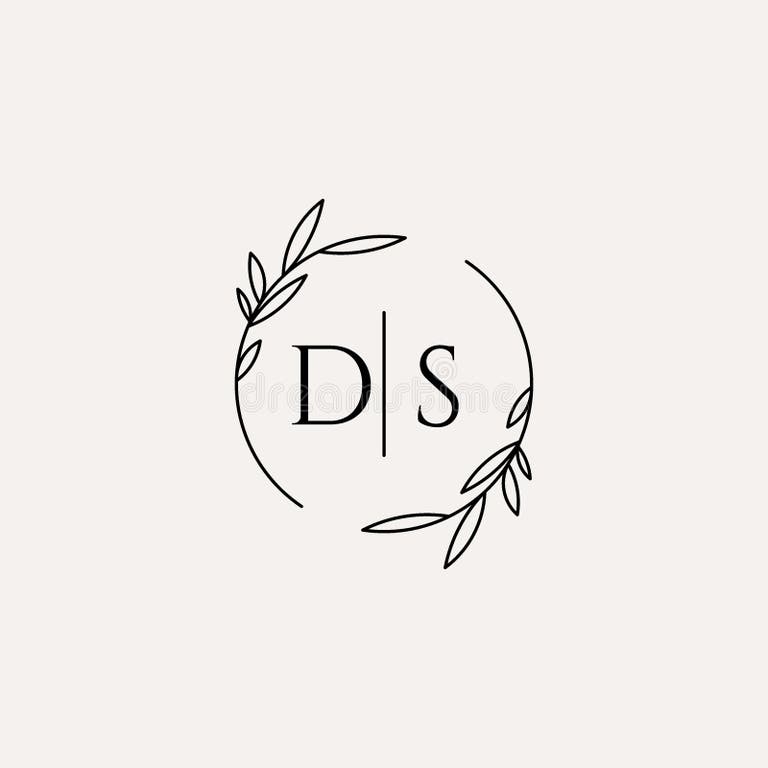 Letter Ds Wedding Monogram Logo Stock Illustrations – 382 Letter Ds ...
