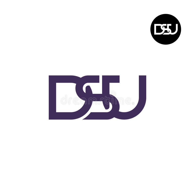 DSU Logo Design. Initial Letter DSU Monogram Logo Using Hexagon Shape ...
