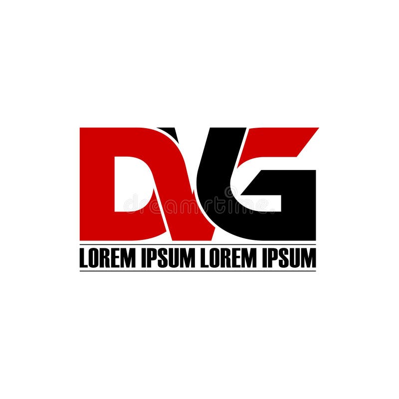 Letter DVG Simple Monogram Logo Icon Design. Stock Vector ...