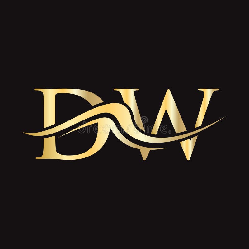Letter DW Logo Design. Initial DW Logotype Template for Business and ...
