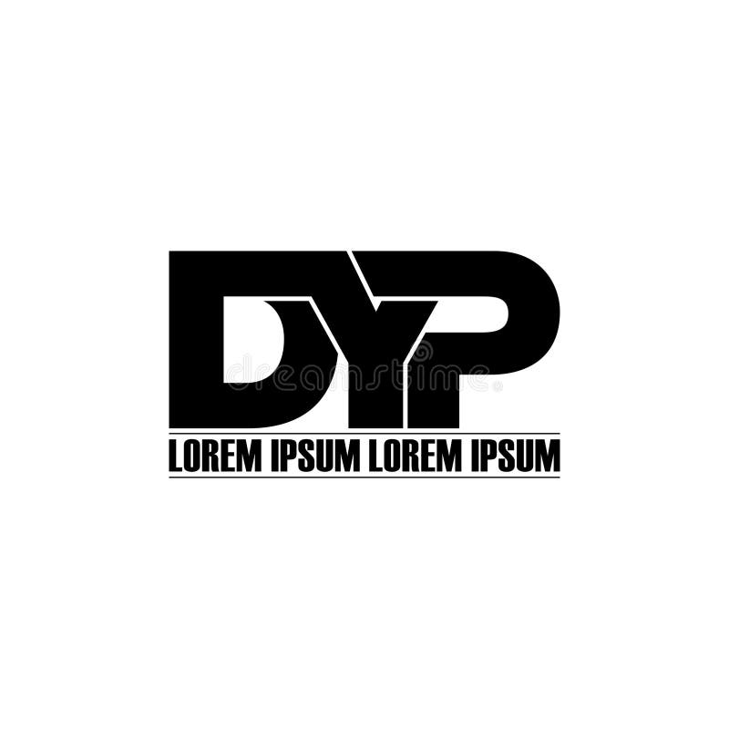 Letter DYP Simple Monogram Logo Icon Design. Stock Vector ...