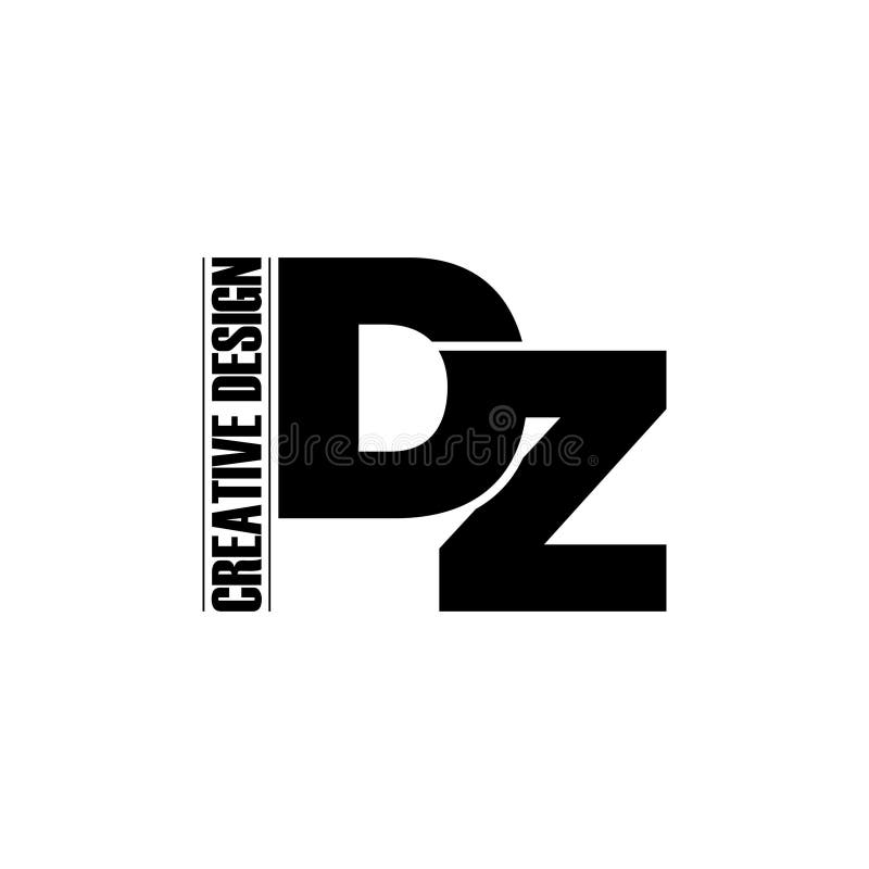 Letter DZ Simple Monogram Logo Icon Design. Stock Vector - Illustration ...