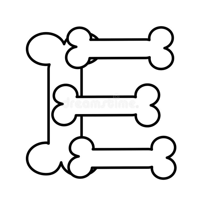 Bones Letter Skeleton Stock Illustrations – 356 Bones Letter Skeleton ...