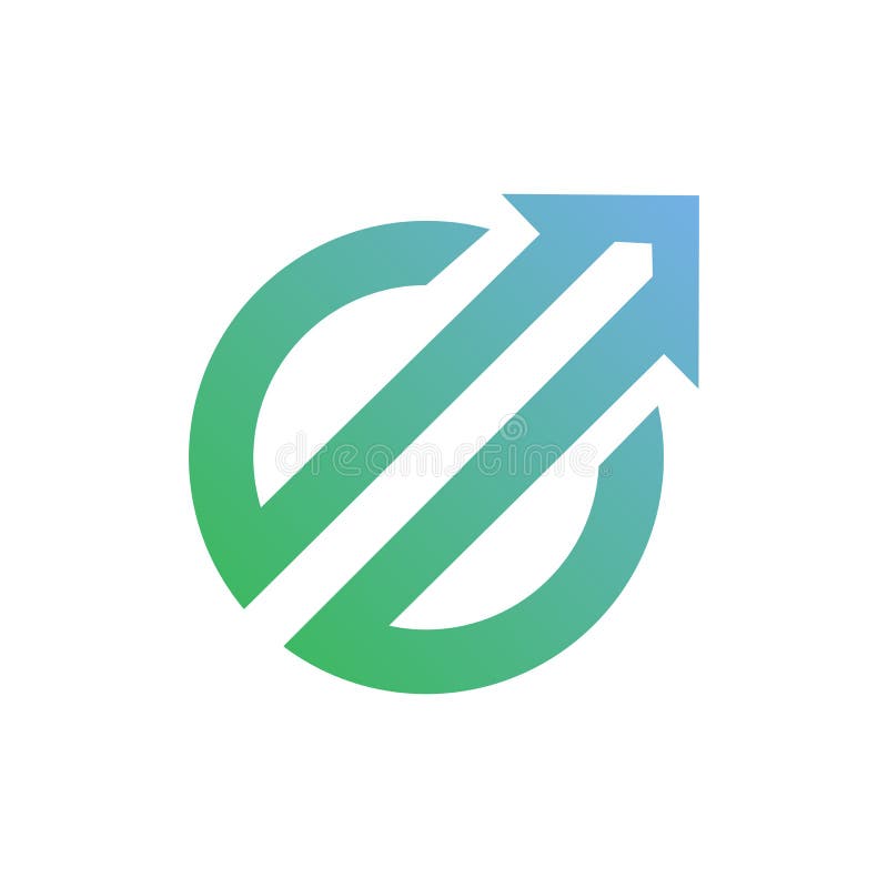 Letter E arrow logo icon stock vector. Illustration of symbol - 231211267