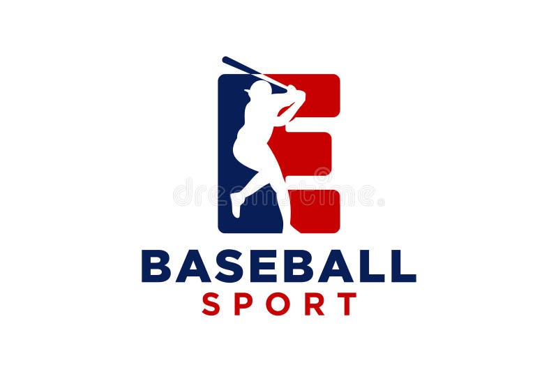 Letter E Baseball Logo Icon Vector Template, Stock Vector ...