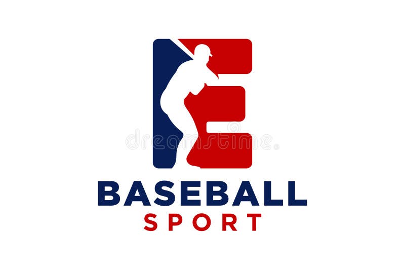 Letter E Baseball Logo Icon Vector Template, Stock Vector ...