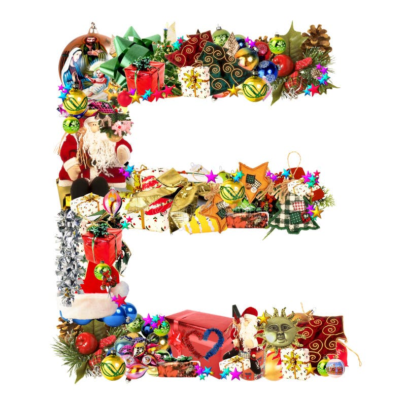 Christmas Alphabet E Stock Illustrations – 443 Christmas Alphabet E ...