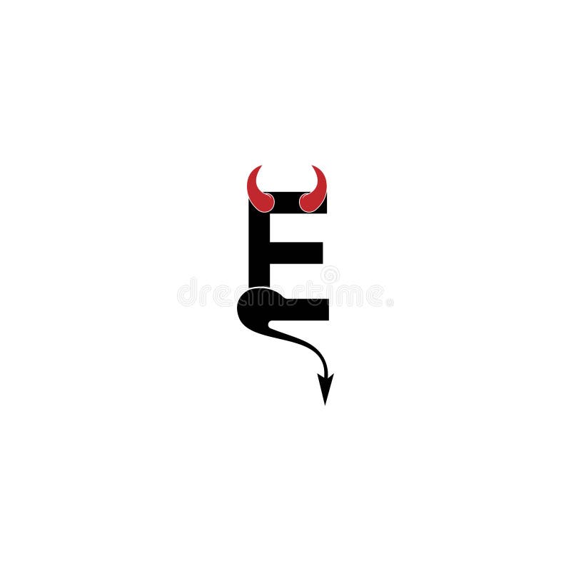 Letter Devil Tail Stock Illustrations – 100 Letter Devil Tail Stock ...