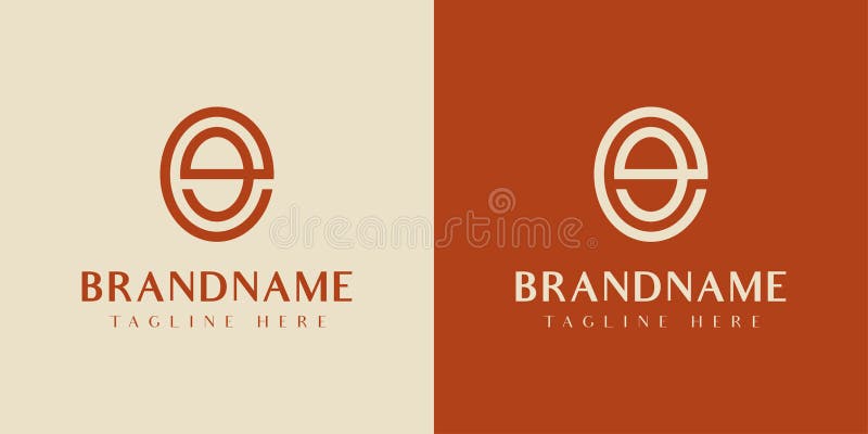Letter E9 or EG Oval Logo, E9 or EG Initials Stock Vector - Illustration of brand, geometric ...