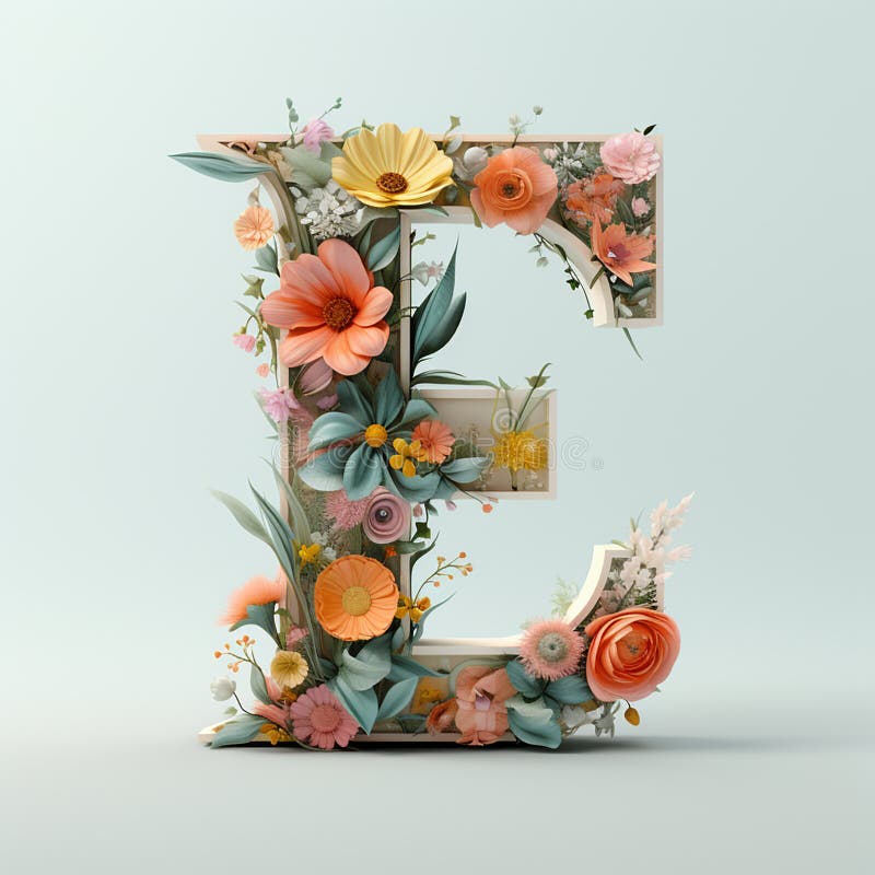 Decorated Letter E Stock Illustrations – 265 Decorated Letter E Stock ...