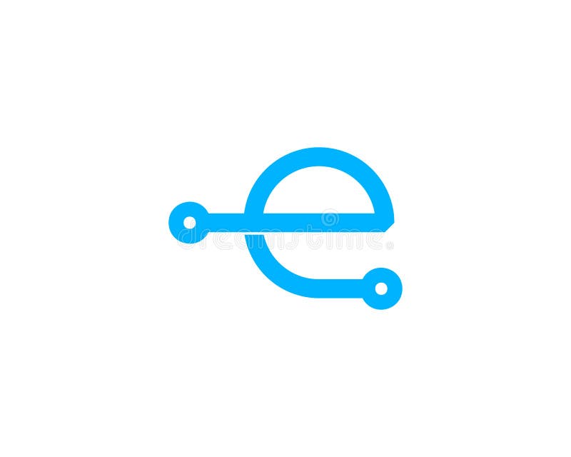 Letter E Icon Logo Design Element Stock Vector - Illustration of ...