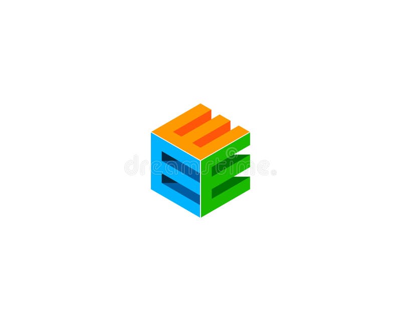 Letter E Icon Logo Design Element Stock Vector - Illustration of ...