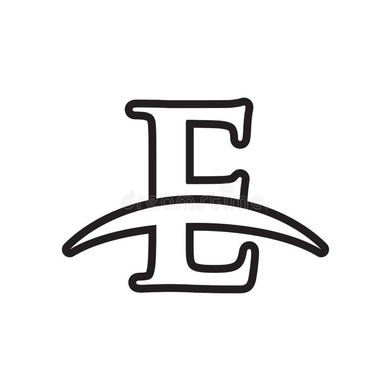 Letter E Icon Symbol Design Vector Stock Vector - Illustration of logo ...