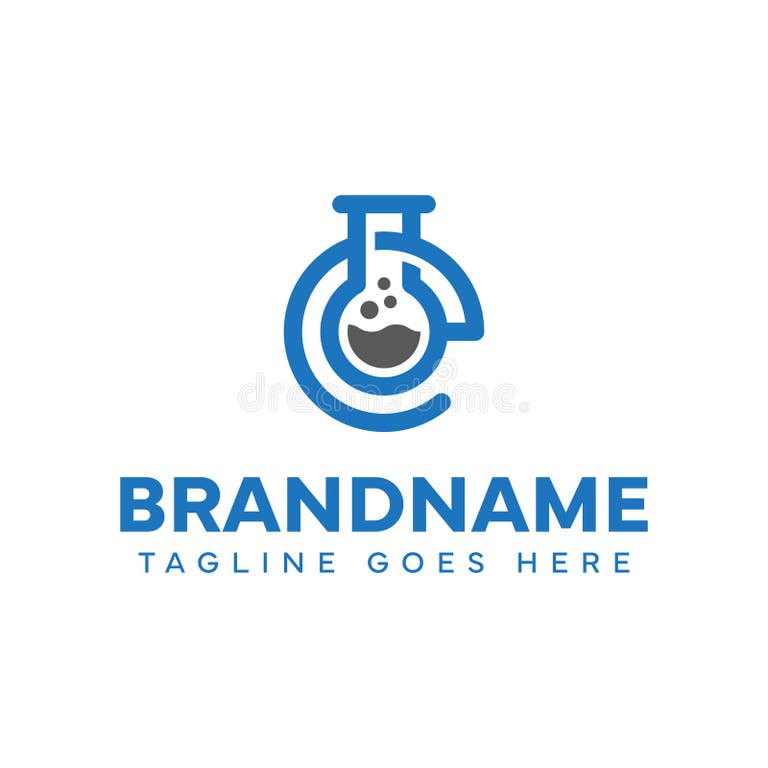 Letter E Lab Flask Logo, Symbolizing Science, Innovation, and ...