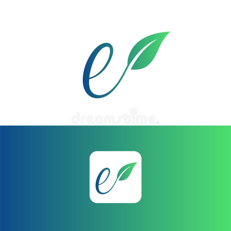 Letter E Leaf Logo Natural Logos Stock Illustrations – 41 Letter E Leaf Logo Natural Logos Stock ...