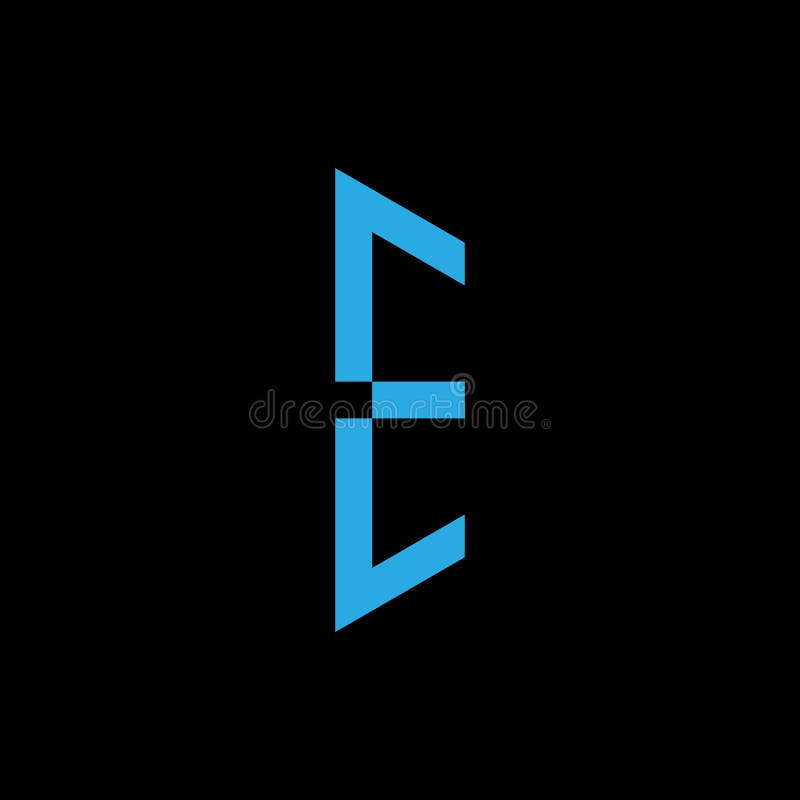 Vector Letter E Logo Design Template.Letter E Logo Stock Vector ...