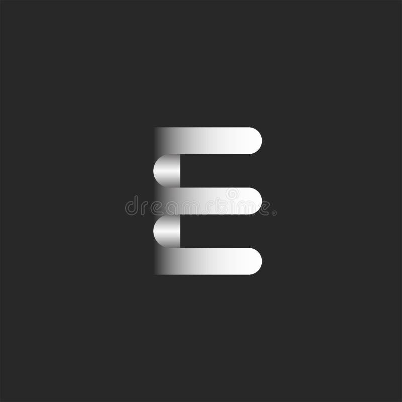 Letter E Ribbon Stock Illustrations – 1,351 Letter E Ribbon Stock ...