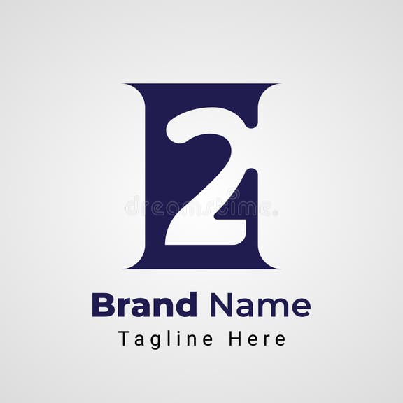 Letter E2 Logo stock vector. Illustration of presentation - 338618531