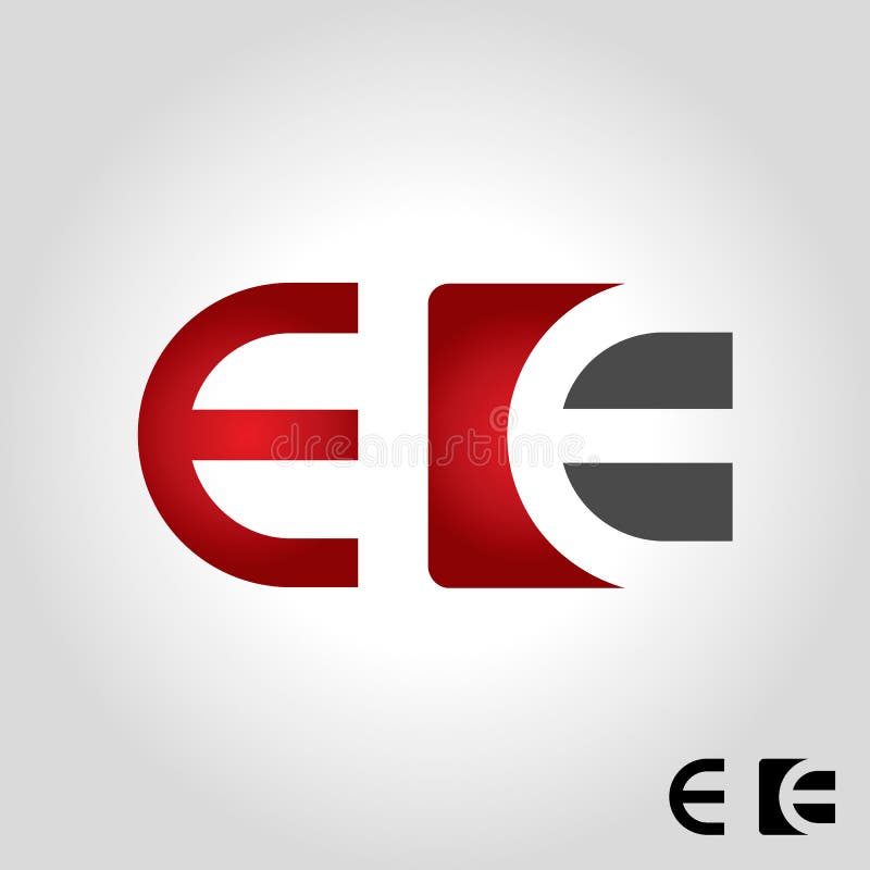 Letter E Logo, Icon and Symbol Vector Illustration Stock Vector ...