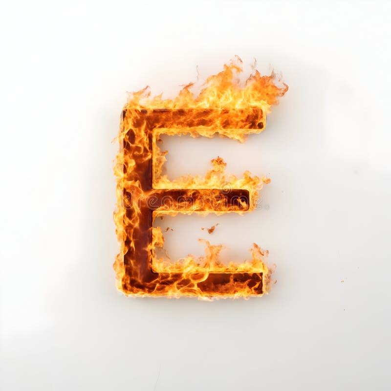 Fire Letter E Stock Illustrations – 445 Fire Letter E Stock ...