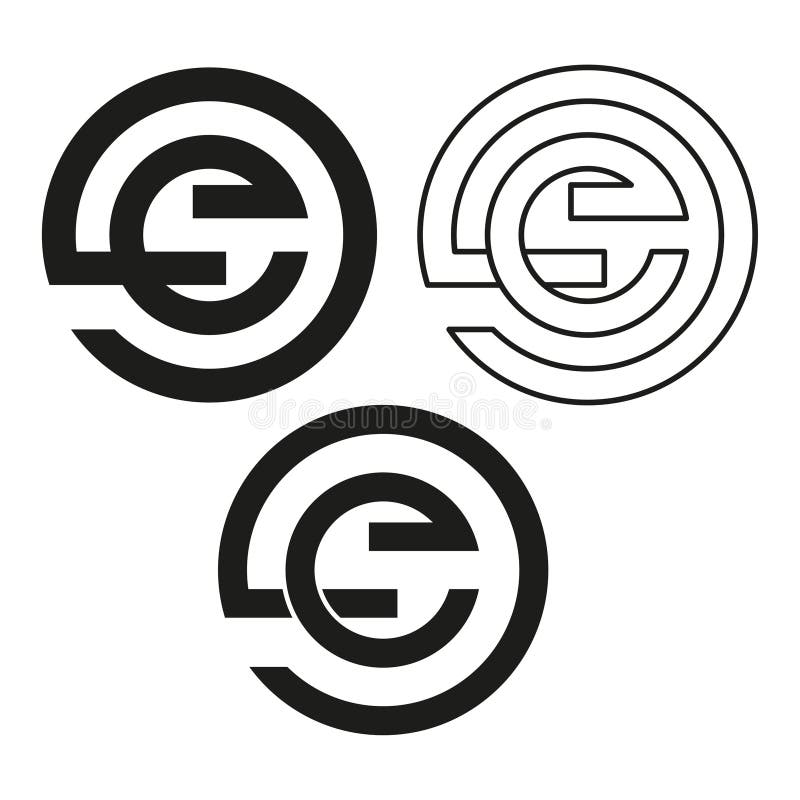 Letter Circle Shape Company Vector Logo Stock Illustrations – 263,711 ...