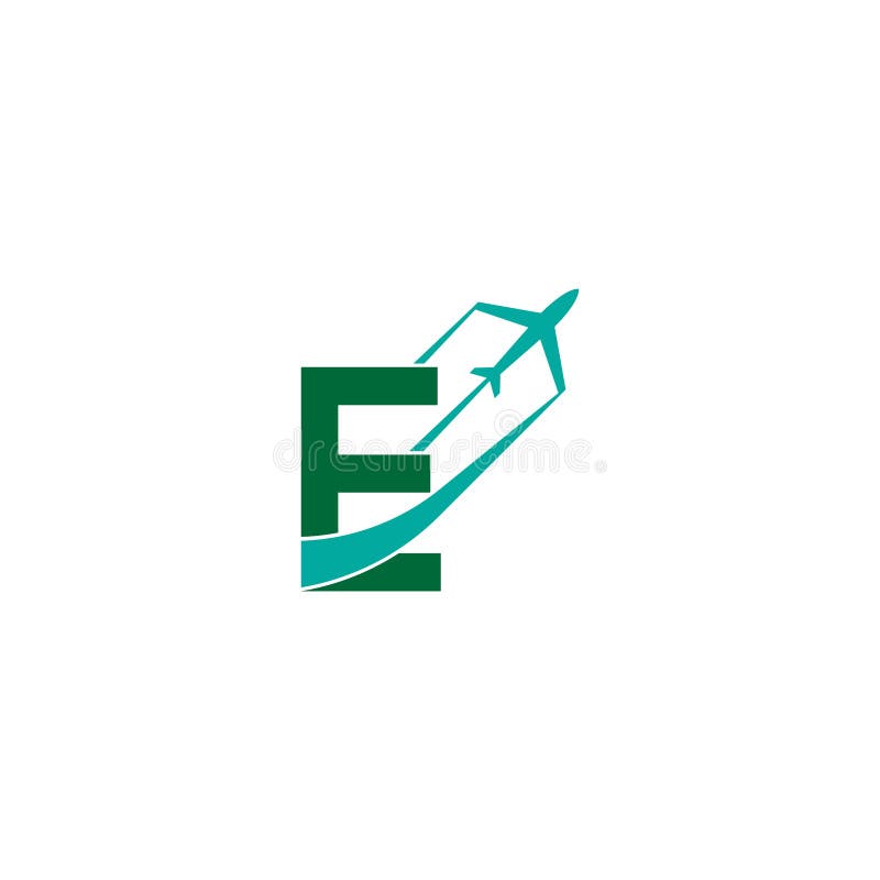 Creative Letter E Plane Logo Stock Illustrations – 97 Creative Letter E ...