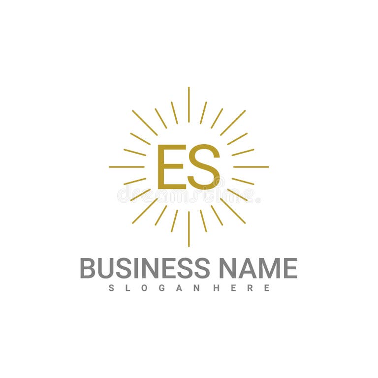 Letter E S Logo Vector Template, Creative E S Logo Design Concepts ...