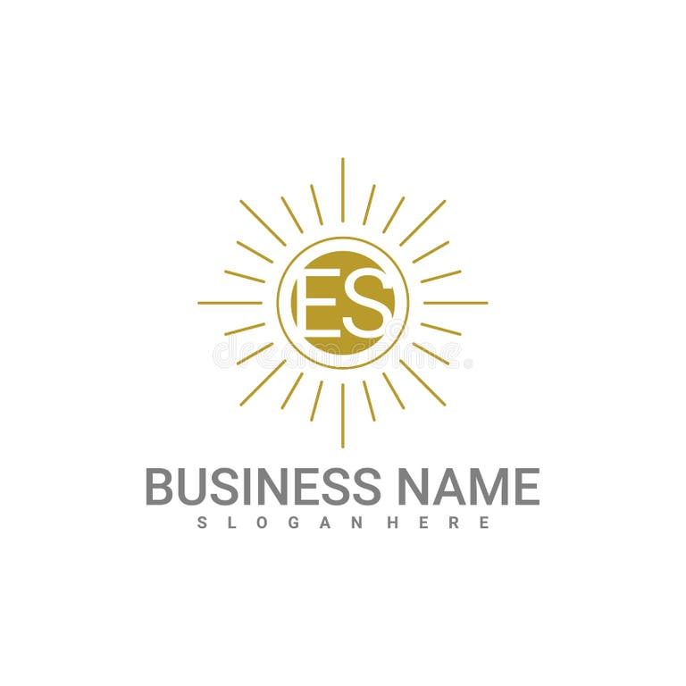 Letter E S Logo Vector Template, Creative E S Logo Design Concepts ...