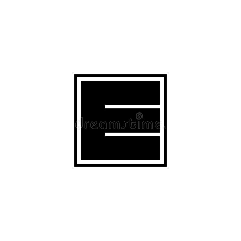 Simple Square Brick Symbol Logo Vector Stock Vector - Illustration of ...