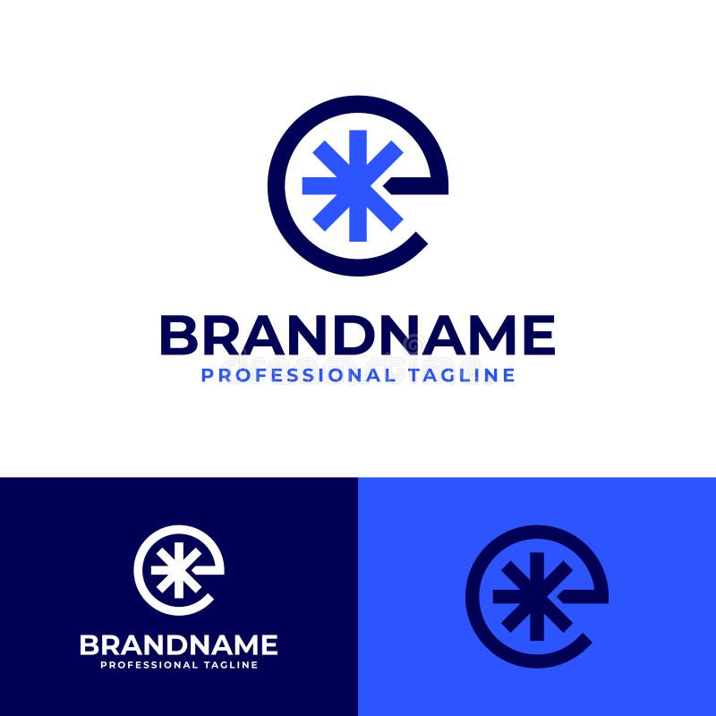 Letter E Star or EX Logo, Suitable for Any Business with E, EX, or XE ...