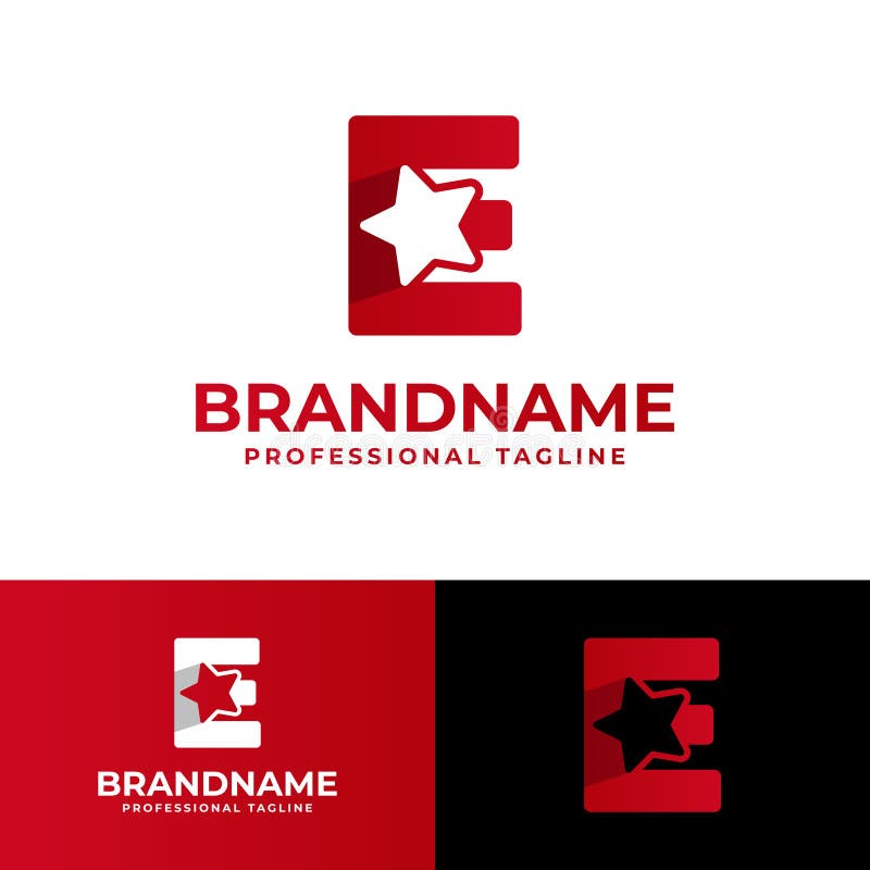 Letter E Star Logo, Suitable for Business Related To Star with E ...