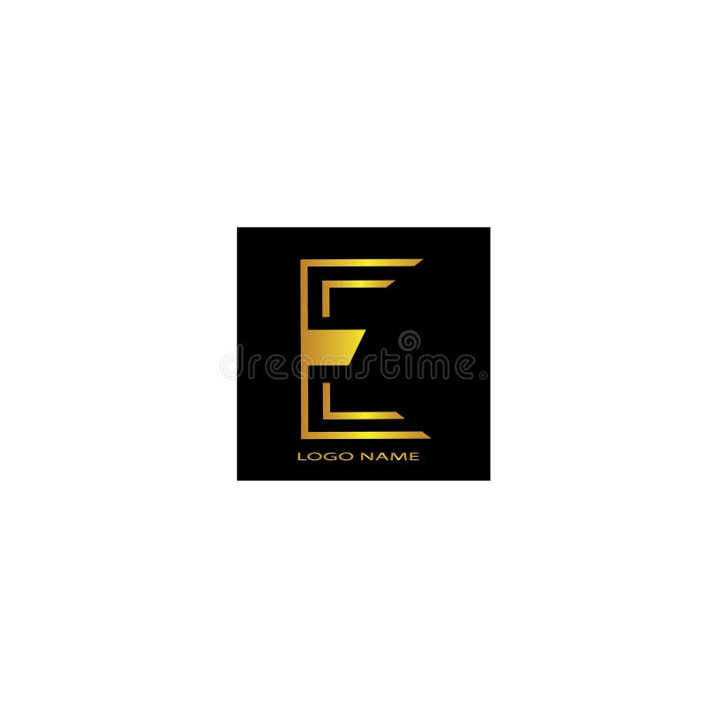 Letter E Unique Logo Vector Design Illustration Stock Vector ...