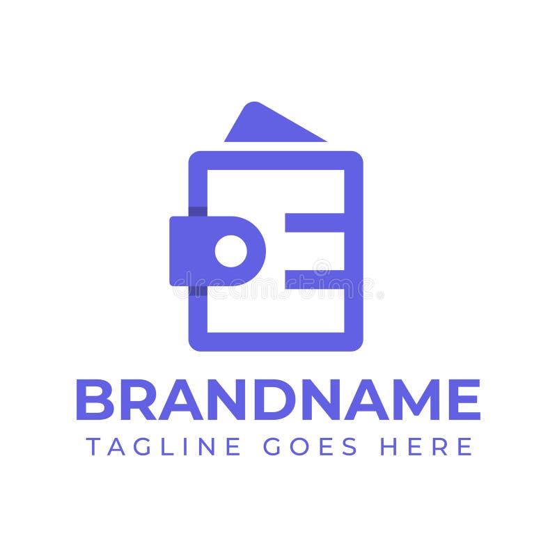 Letter E Wallet Logo, Symbolizing Financial Security, Savings, and ...