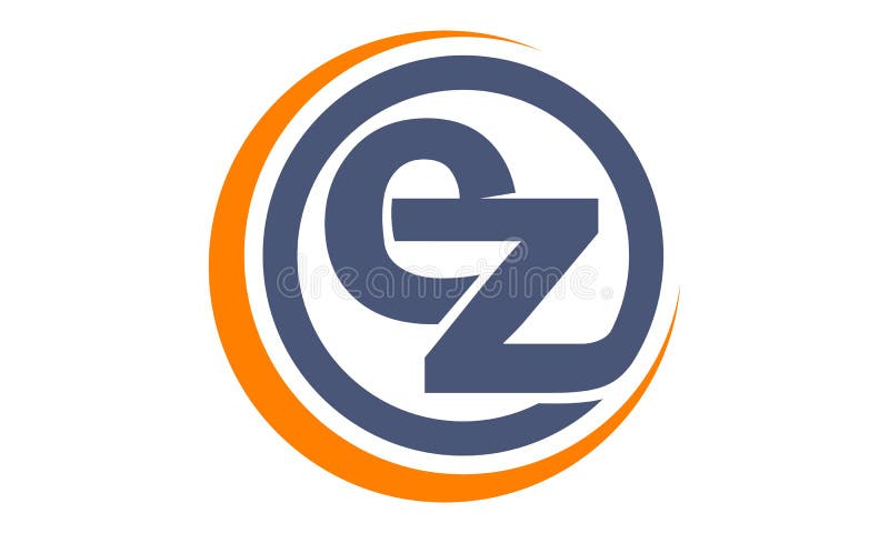 Letter E Z Logo stock vector. Illustration of template - 85421365