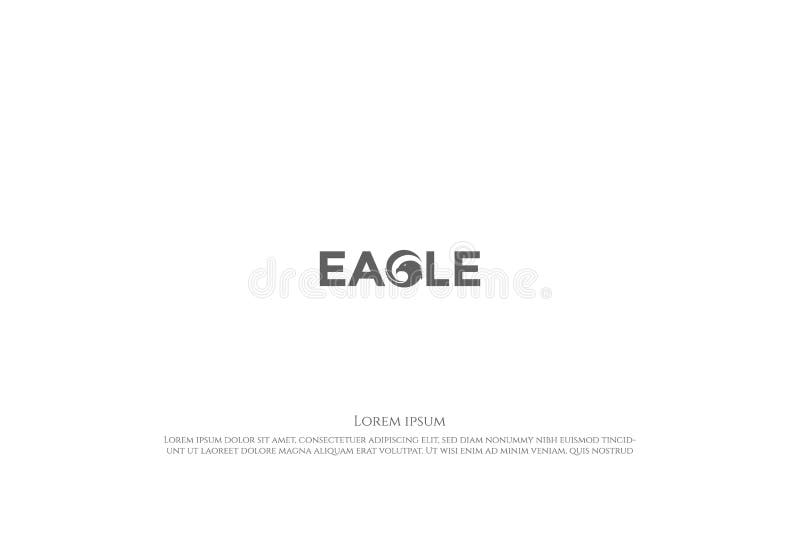 Letter Eagle Text Word Type Font Typography Logo Design Vector Stock ...