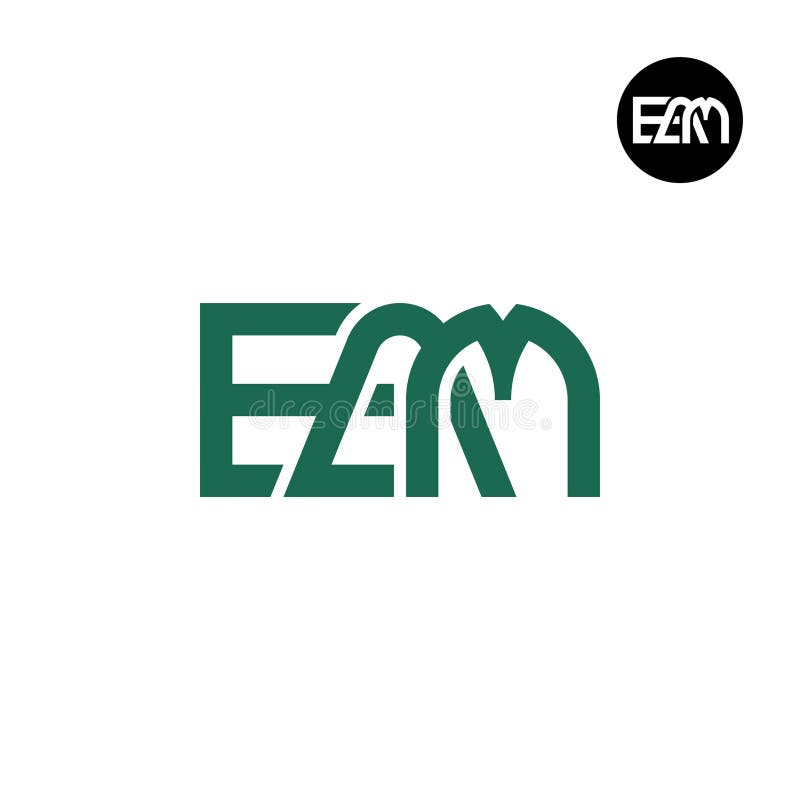 Letter EAM Monogram Logo Design Stock Vector - Illustration of business ...