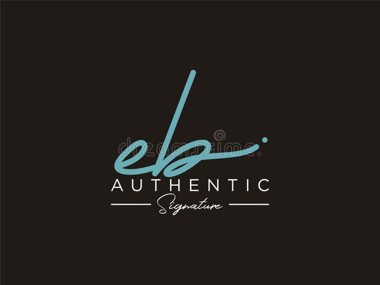 Eb Signature Stock Illustrations – 252 Eb Signature Stock Illustrations ...