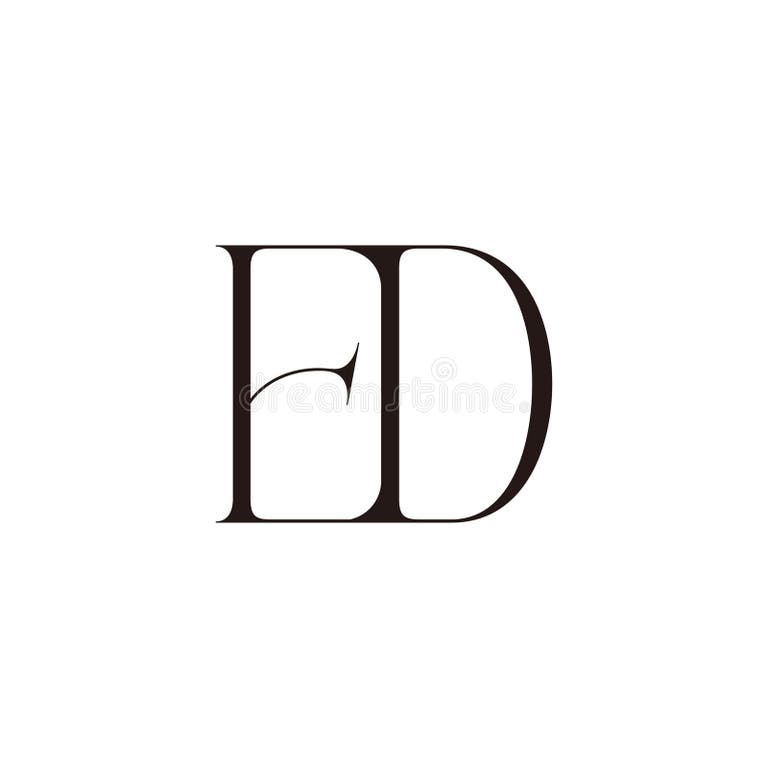 Letter Ed Logo Stock Illustrations – 1,743 Letter Ed Logo Stock ...
