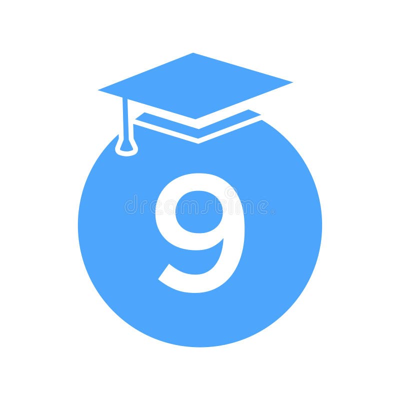 Letter 9 Education Logo Template. Education Logotype Concept with ...