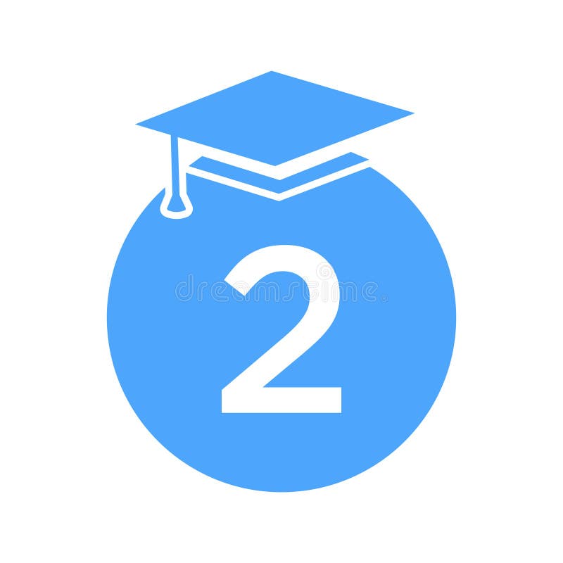 Letter 2 Education Logo Template. Education Logotype Concept with ...