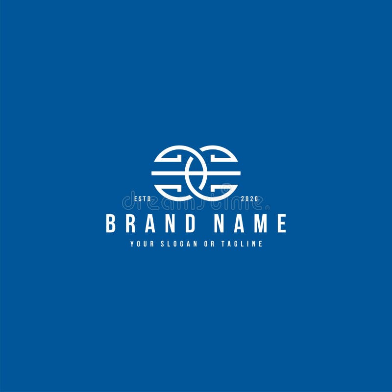 Letter EE Logo Design Vector Stock Vector - Illustration of abstract ...