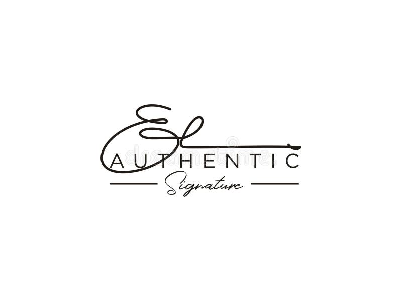 Letter EE Signature Logo Template Vector Stock Vector - Illustration of ...