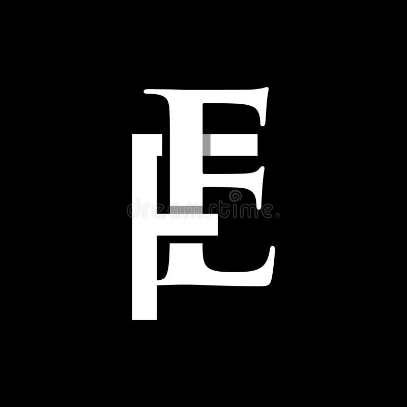 Letter EF Modern Monogram Logo Vector Design, Logo Initial Vector Mark ...