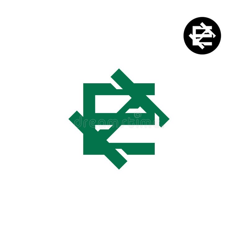 Letter EH he Star or Sun Monogram Logo Design Square Stock Vector ...