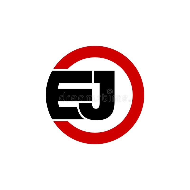 Letter EJ Monogram Logo Icon Design Vector. Stock Vector - Illustration ...